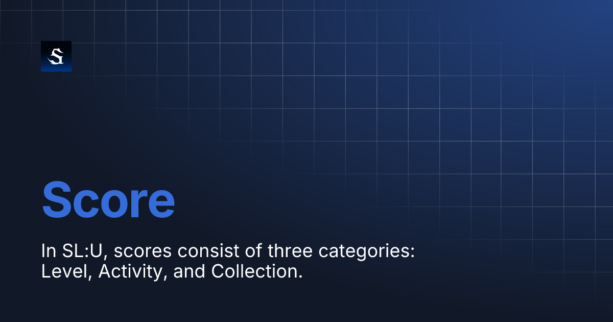 Score | Solo Leveling : Unlimited